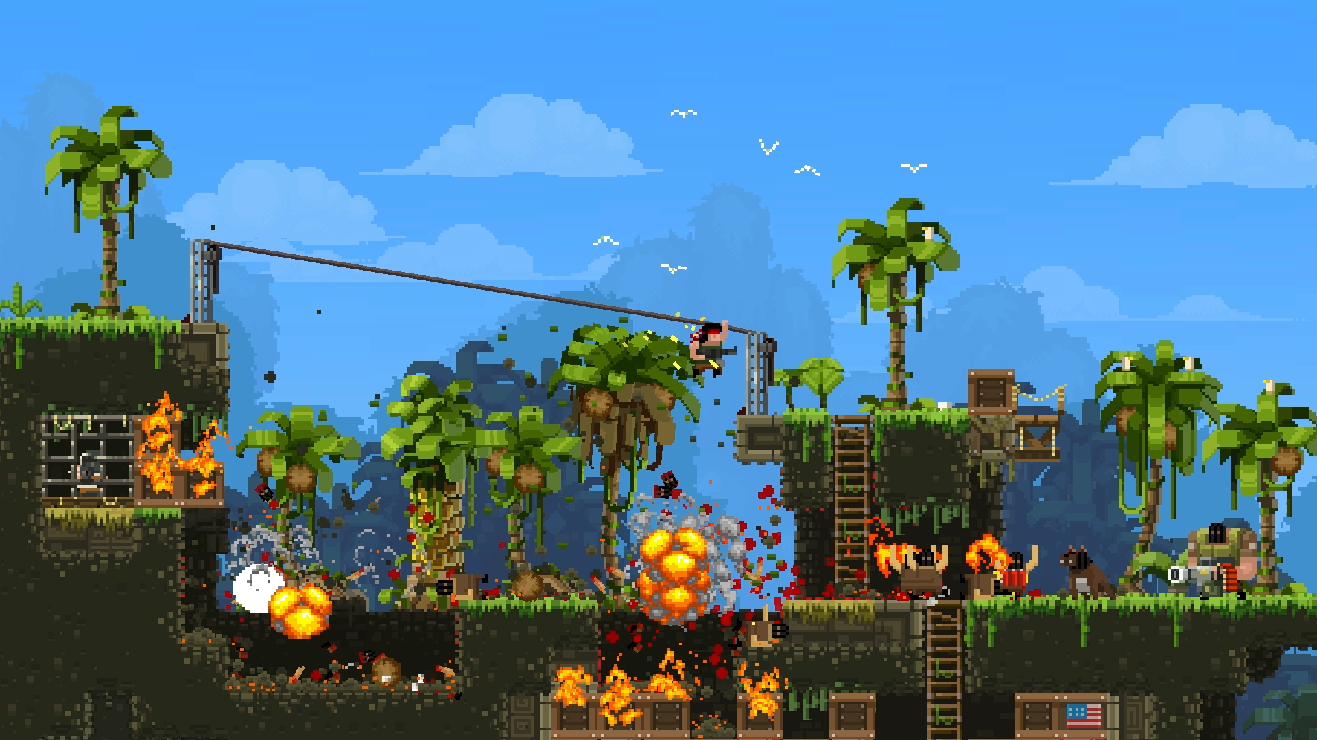 Broforce, ultraviolencia y plataformas